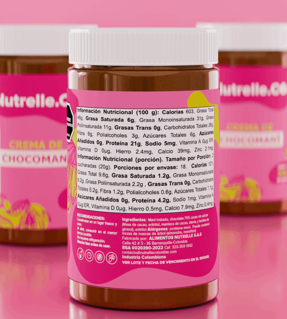 Crema Choco Maní 🍫🥜 – Alimentos Nutrelle